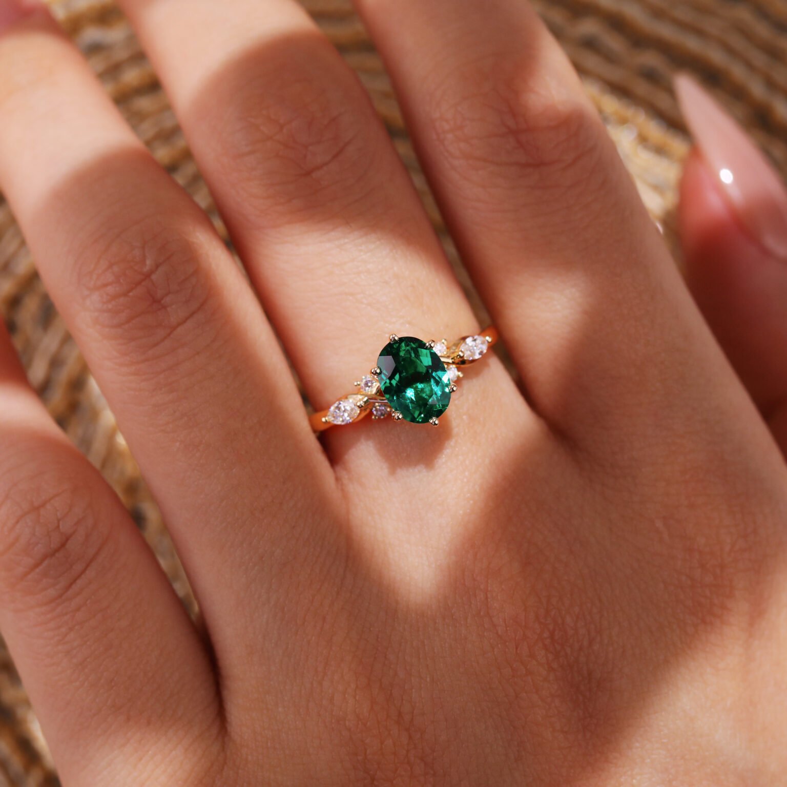 Oval Emerald Stunning Emerald Ring Designs for Elegant Women ...