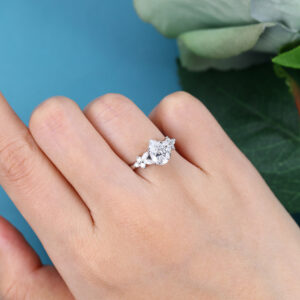 Round Cut Lab Diamond Wedding Band Bezel Stacked Wedding Rings ...