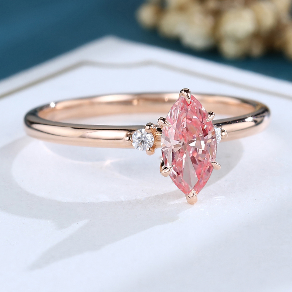 What is a Laboratory-Grown Pink Diamond Ring? - LisaJewelryUS