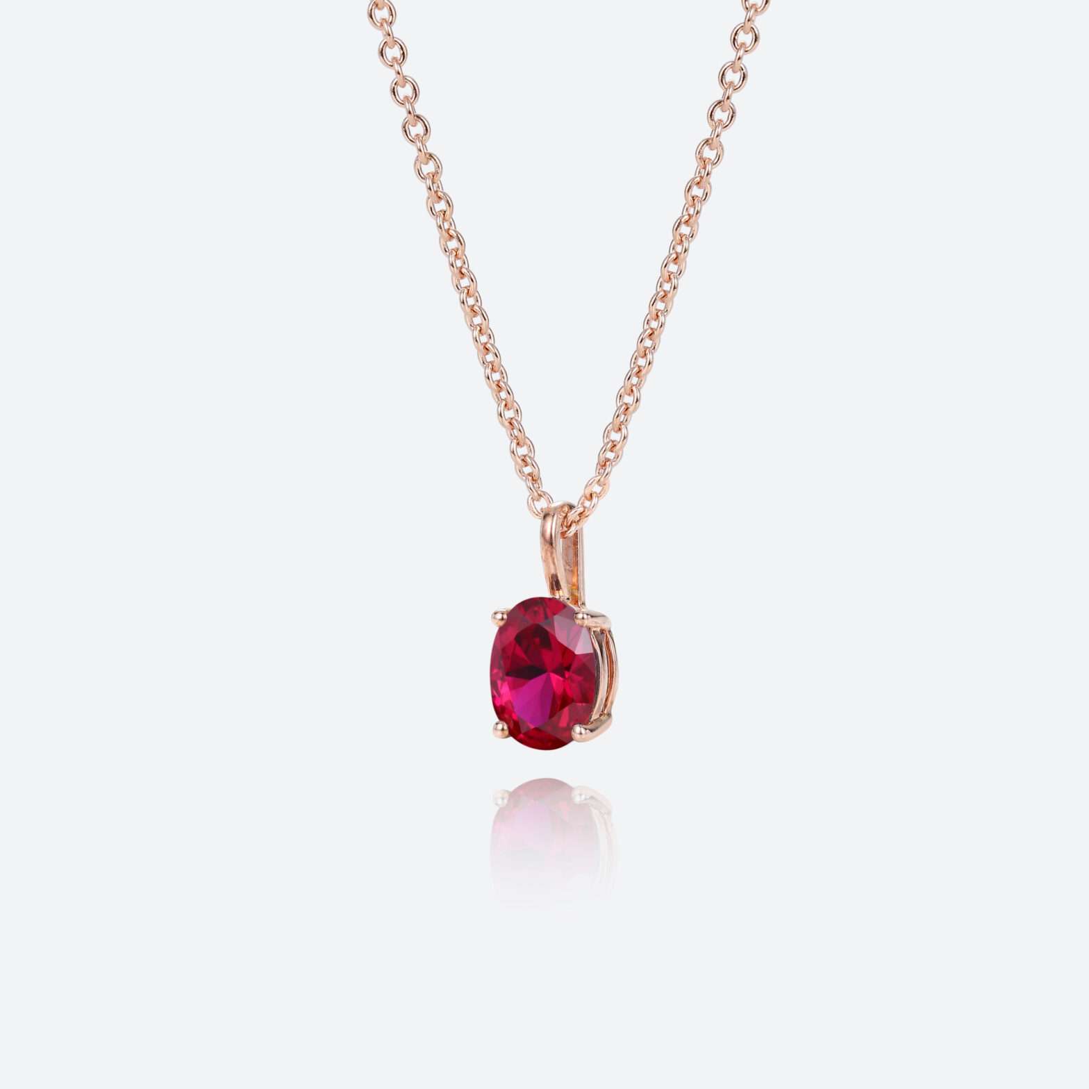 Custom Birthstone Necklace Solitaire Necklace Solitaire Pendant ...